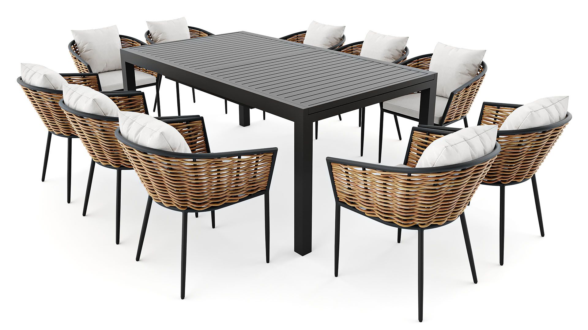 ARTELIA Dahlia Dining XXL Ensemble table et chaises | artelia.fr